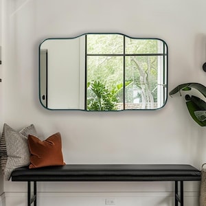 Wide Horizontal Wall Mirror | Vista Mirror by Asmiro | Elegant Mirror ...