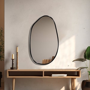 Pebble Mirror, Asymmetrical Mirror, Wall Mirror, Irregular Mirror ...