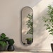 Elongated Hexagon Mirror, Contemporary Mirror, Full Length Mirror ...