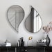 Teardrop Mirror | Waterdrop Shaped Wall Mirror | Modern Droplet Mirror ...