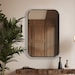 Rectangle Mirror for Wall Decor, Rectangle Mirror With Rounded Corners ...