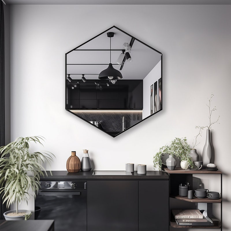 Hexagon Mirror - Etsy UK