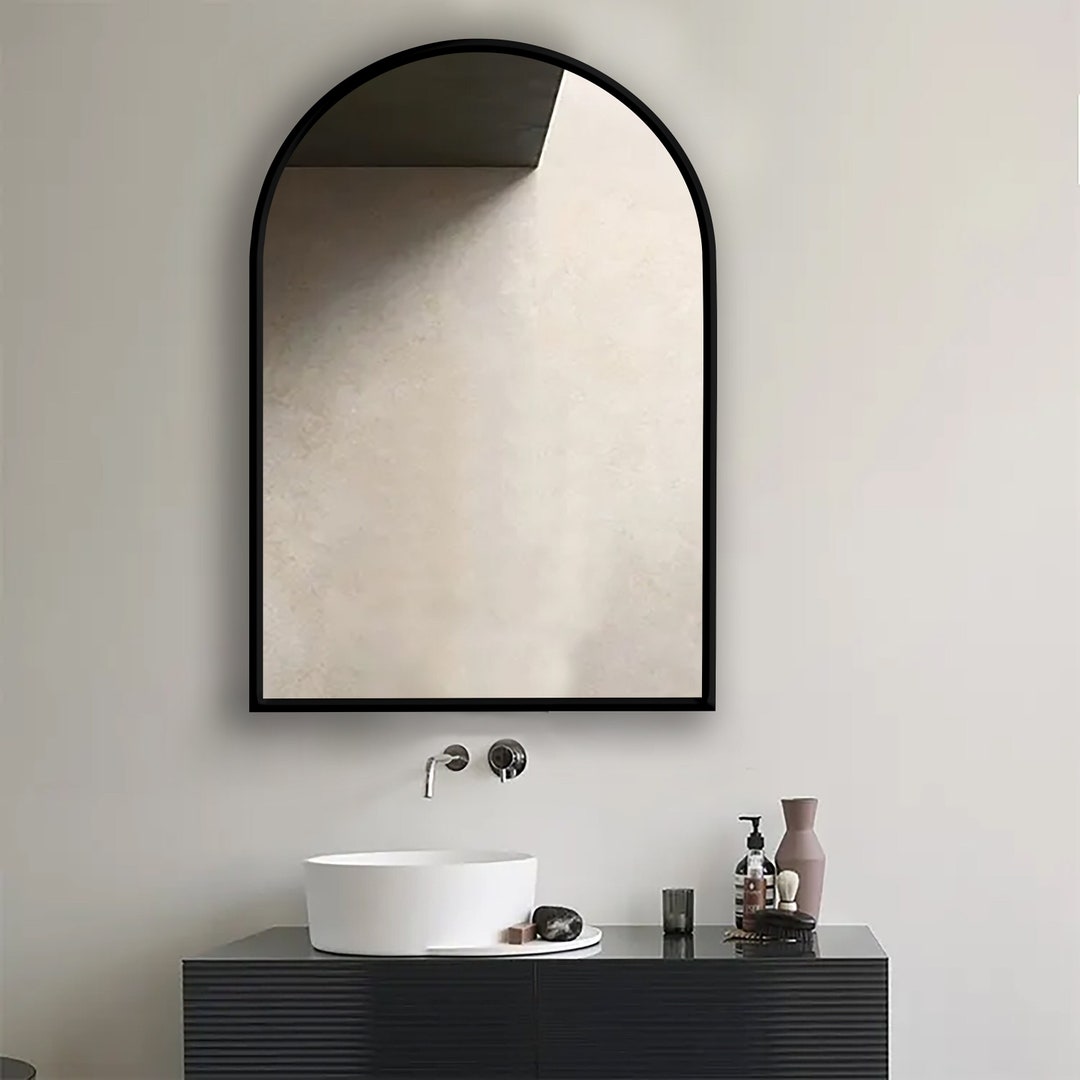 Arched Mirror Half Oval Mirror Arch Shape Mirror - Etsy