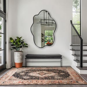 Wavy Mirror, Cloud Mirror, Funky Mirror, Asymmetrical Mirror, Irregular ...