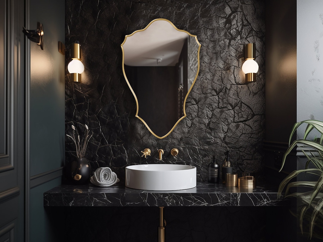 Majestic Mirror, Crest Mirror, Royal Mirror, Baroque Style Wall Mirror ...