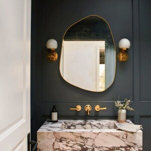 Asymmetrical Wall Mirror Freeform Mirror Mirror Wall Decor - Etsy