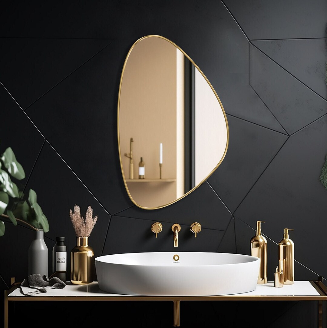 Abstract Mirror, Irregular Mirror, Asymmetrical Mirror, Wavy Mirror ...