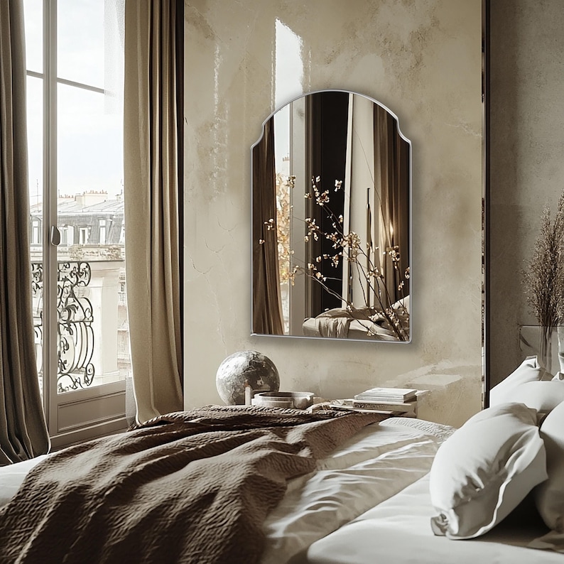 Amalfi Mirror by Asmiro - Italian Arched Wall Mirror, Aesthetic Decor ...