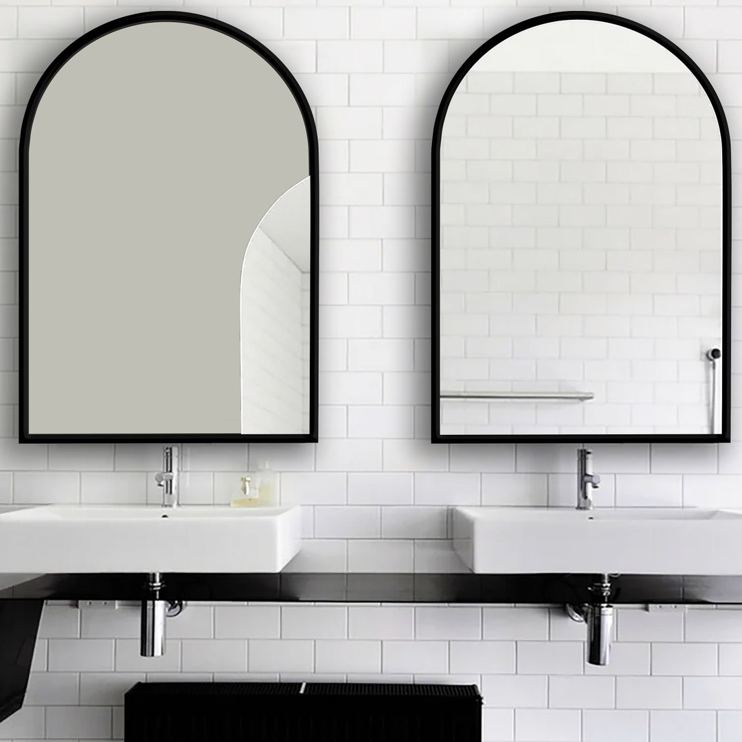 Arched Mirror Half Oval Mirror Arch Shape Mirror - Etsy