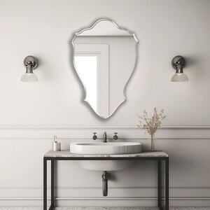 Majestic Mirror, Crest Mirror, Royal Mirror, Baroque Style Wall Mirror ...