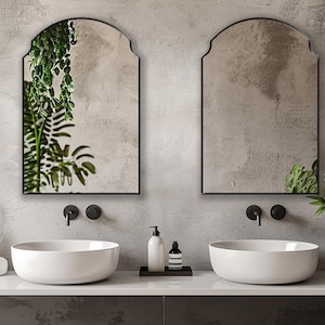 Amalfi Mirror by Asmiro - Italian Arched Wall Mirror, Aesthetic Decor ...