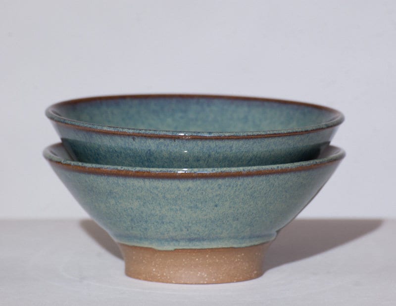 Set of Two Dipping Bowls, Sauce Bowls, Tiny Bowls, Prep Bowls, Mise En ...
