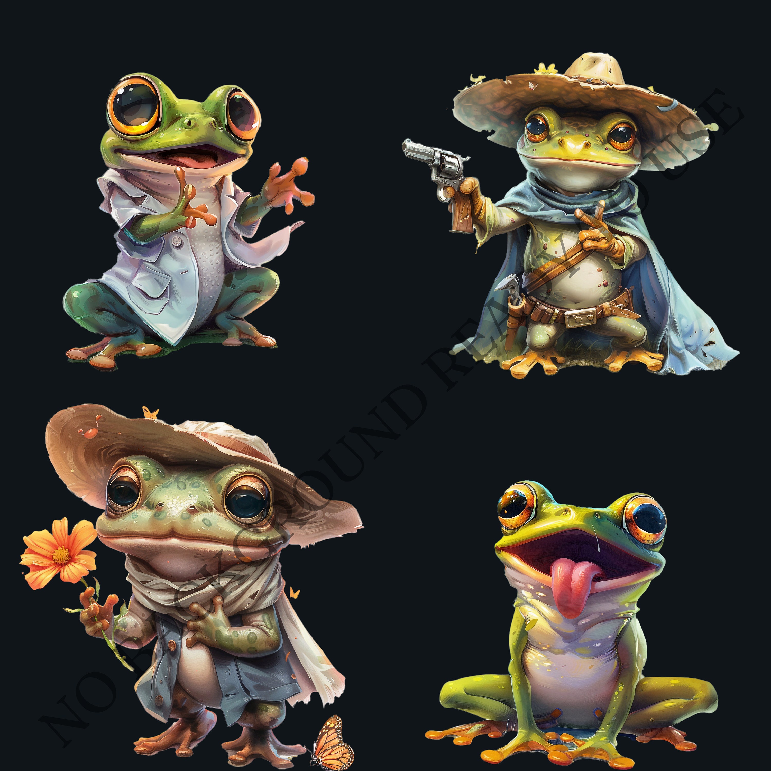 Cute Frog Fantasy Png, Swamp Animals, Frog Clipart, Enchanted Forest ...