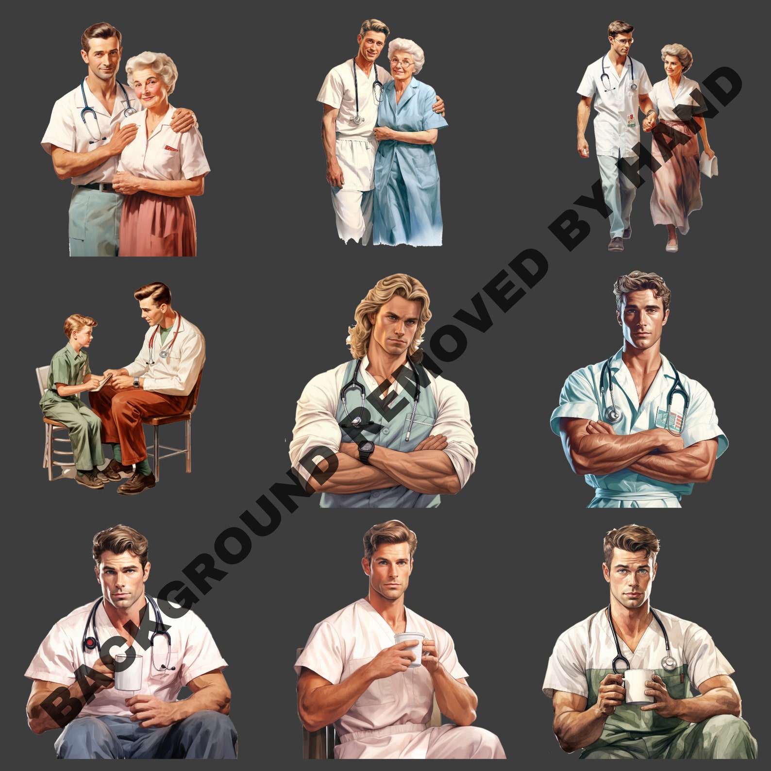 30 Male Nurse Png Nursing Png Nurse Png Clipart Watercolor - Etsy