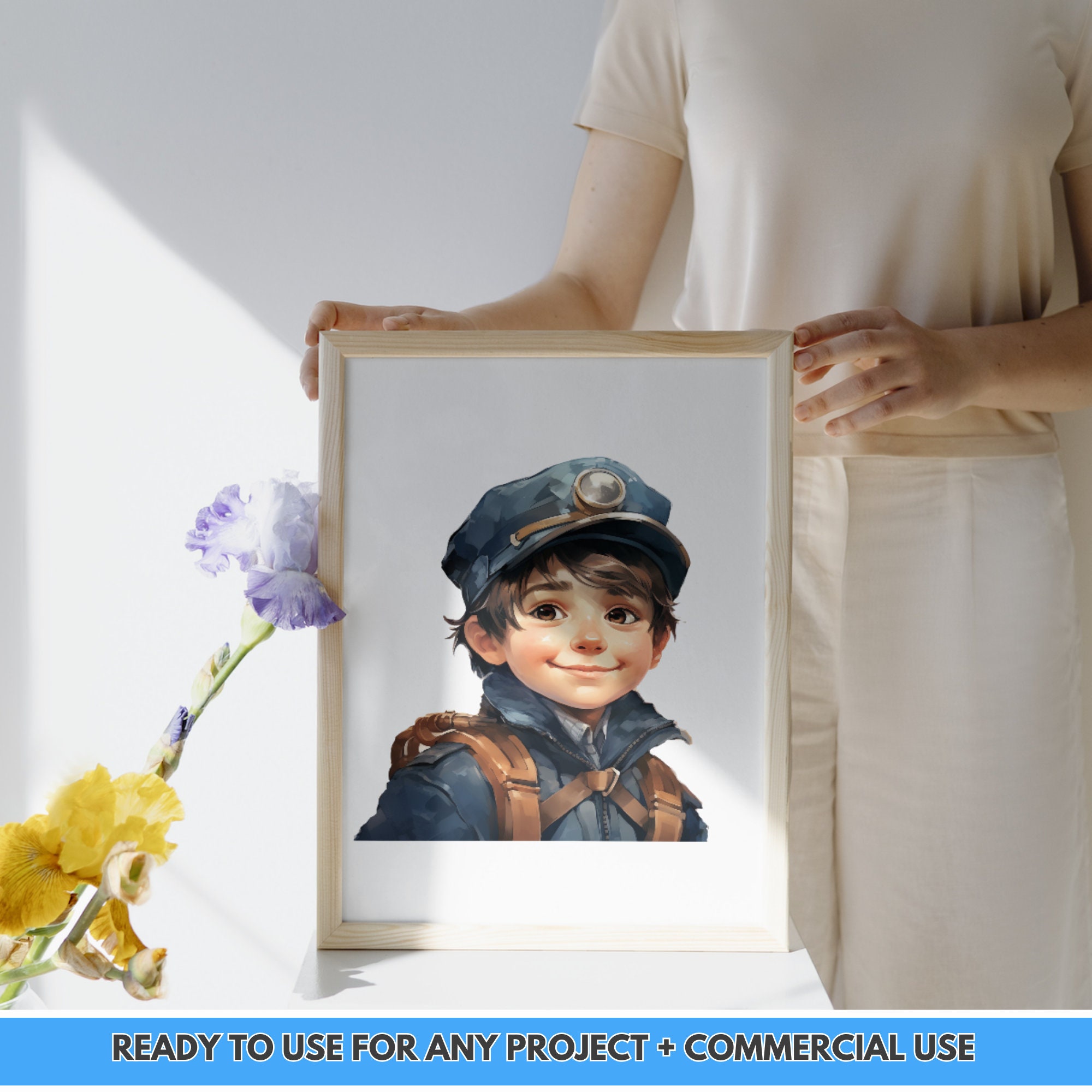 Polar Express Train Clipart Bundle: Watercolor Christmas PNG Files - Etsy