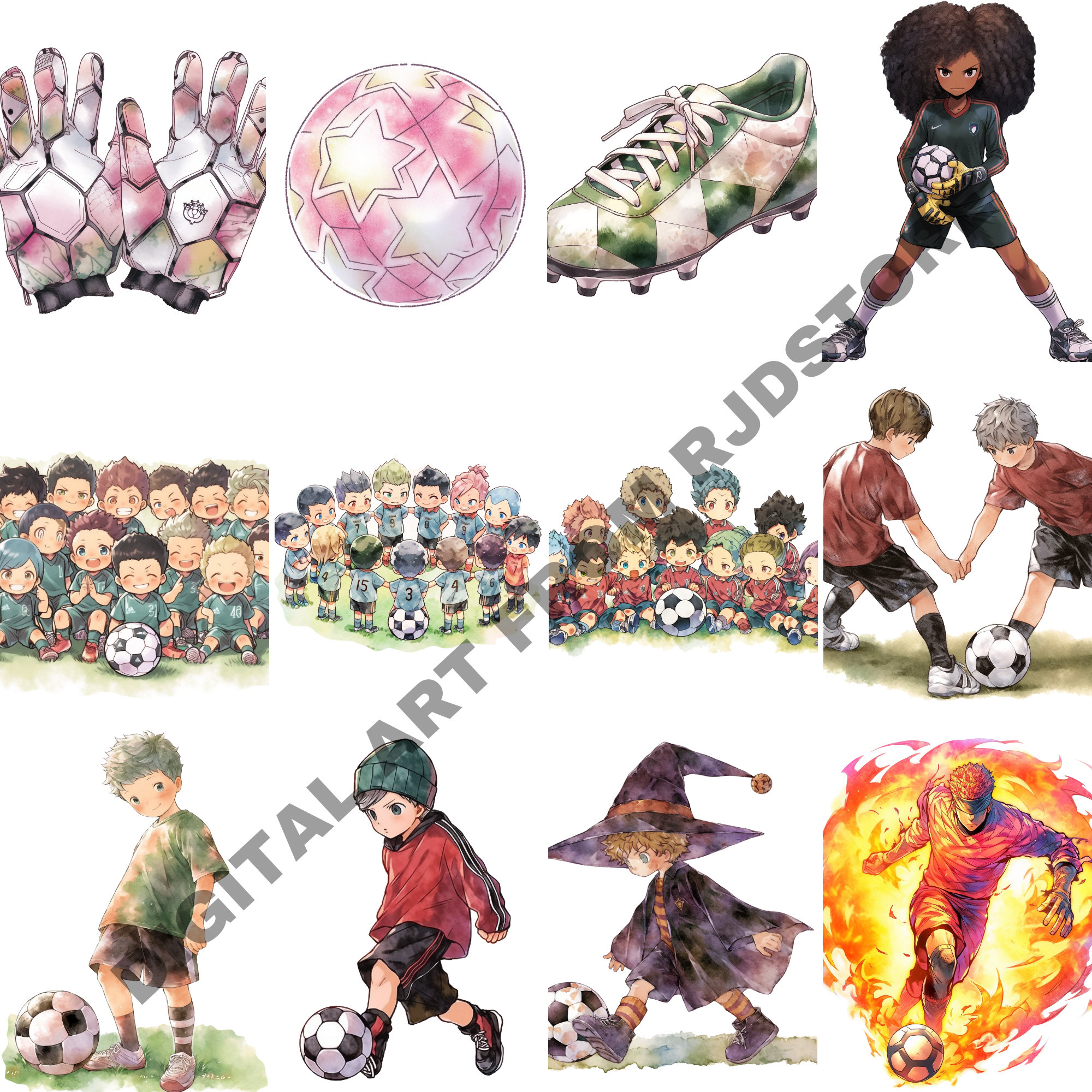 40 Soccer Png, Soccer Clipart Bundle, Goalkeeper, Ball, Football Png ...