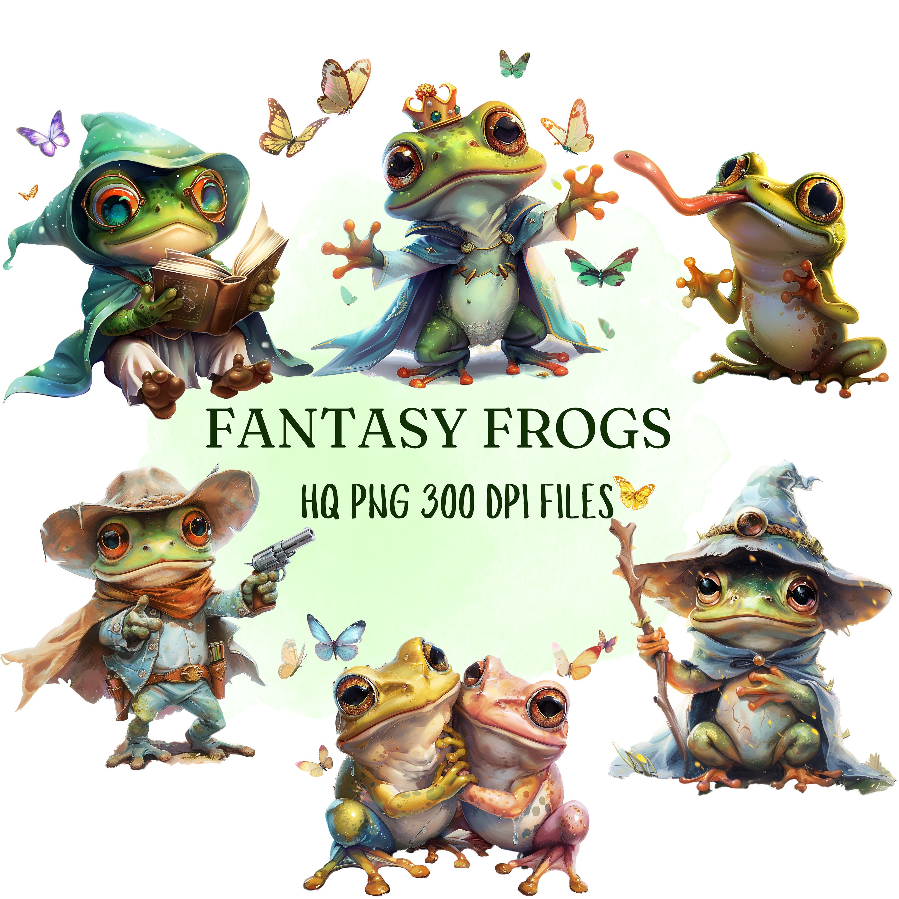 Cute Frog Fantasy Png, Swamp Animals, Frog Clipart, Enchanted Forest ...
