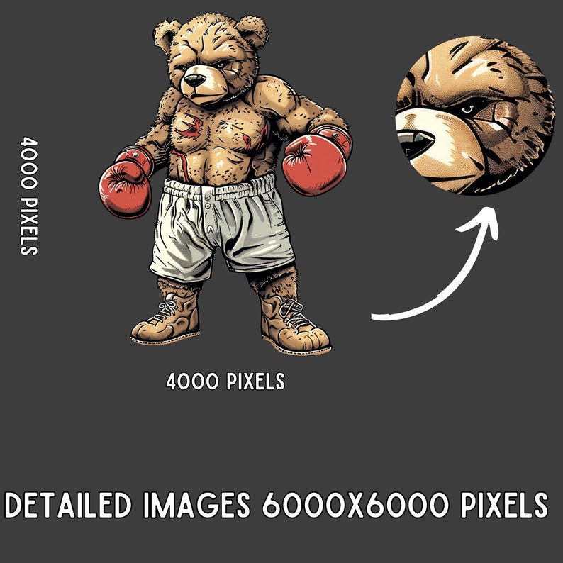 Boxing Teddy Bear Png, Boxing Designs, Shirt Design, Boxing Clipart ...