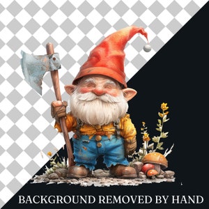 Gnome Fantasy Png Clipart Bundle, Gnomes, Mushroom, Cozy, Warrior ...