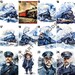 Polar Express Train Clipart Bundle: Watercolor Christmas PNG Files - Etsy