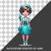 Chibi Dentist Girls Clipart Bundle: Dental PNG Files (digital Download ...
