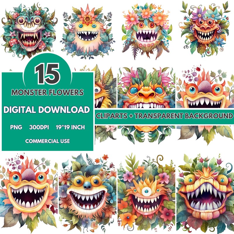 Horror Clipart - Etsy