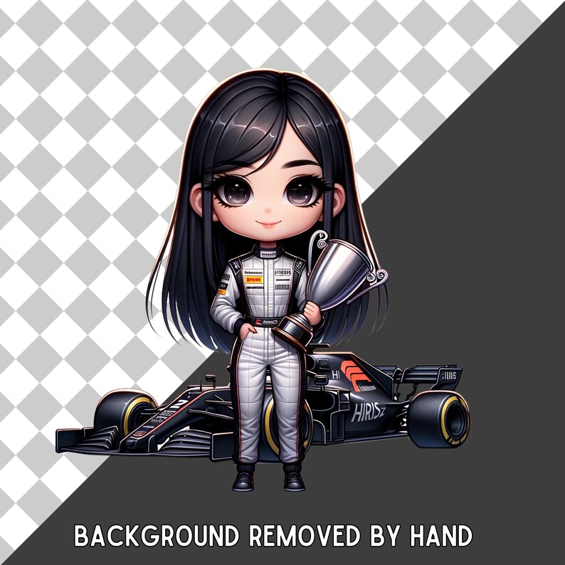 Formula 1 Racing Girls Chibi Clipart Bundle (digital Download) - Etsy ...