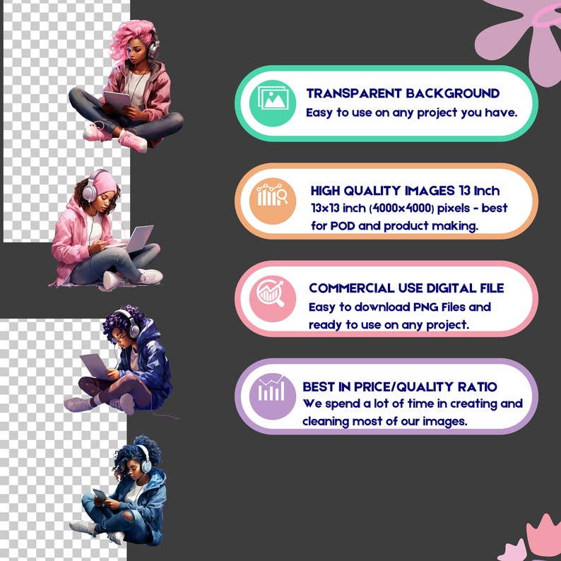 26 Girls in Tech, Black Girl Png, Girls in Tech, Girls Tech, Afro ...