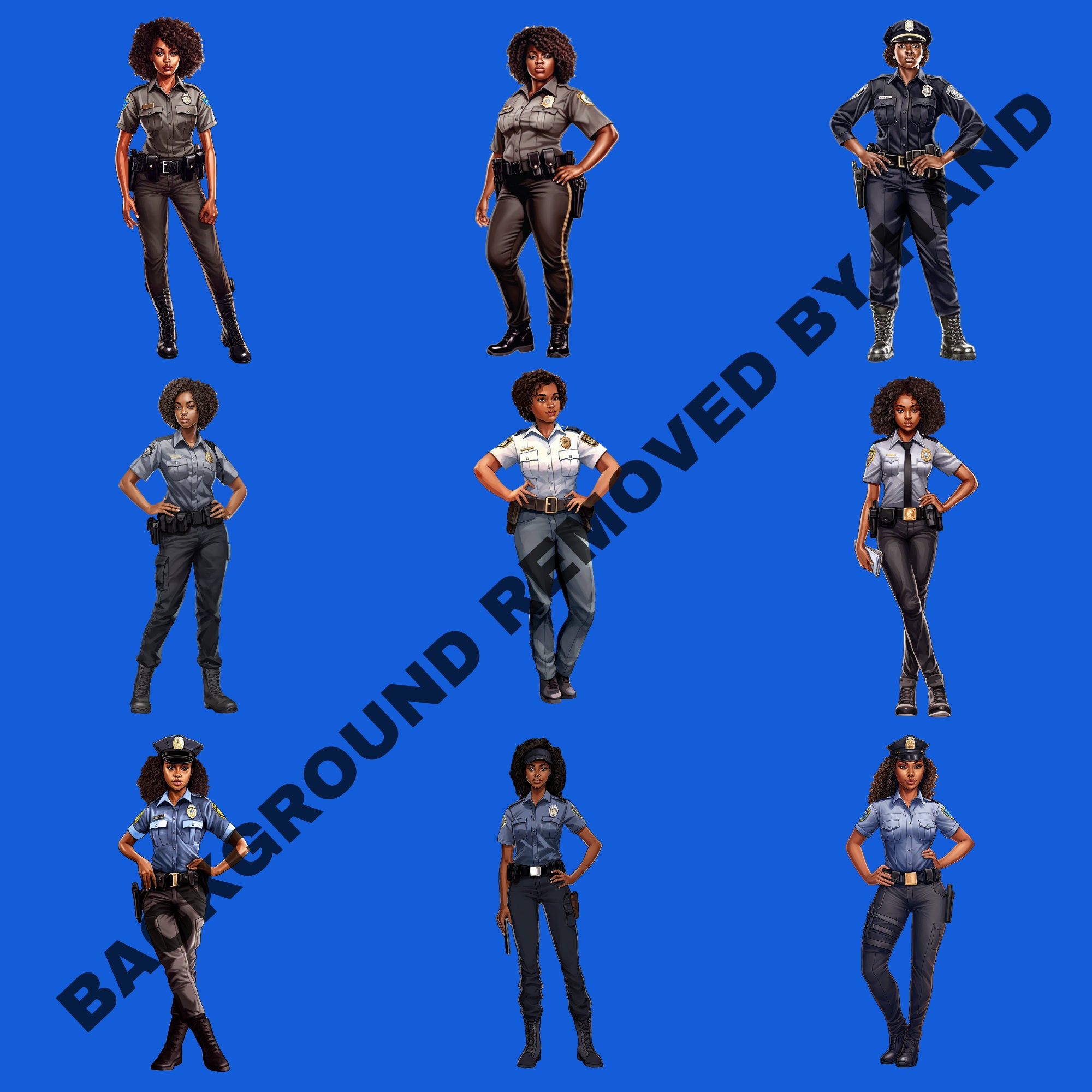Female Police Officer Concept Art
