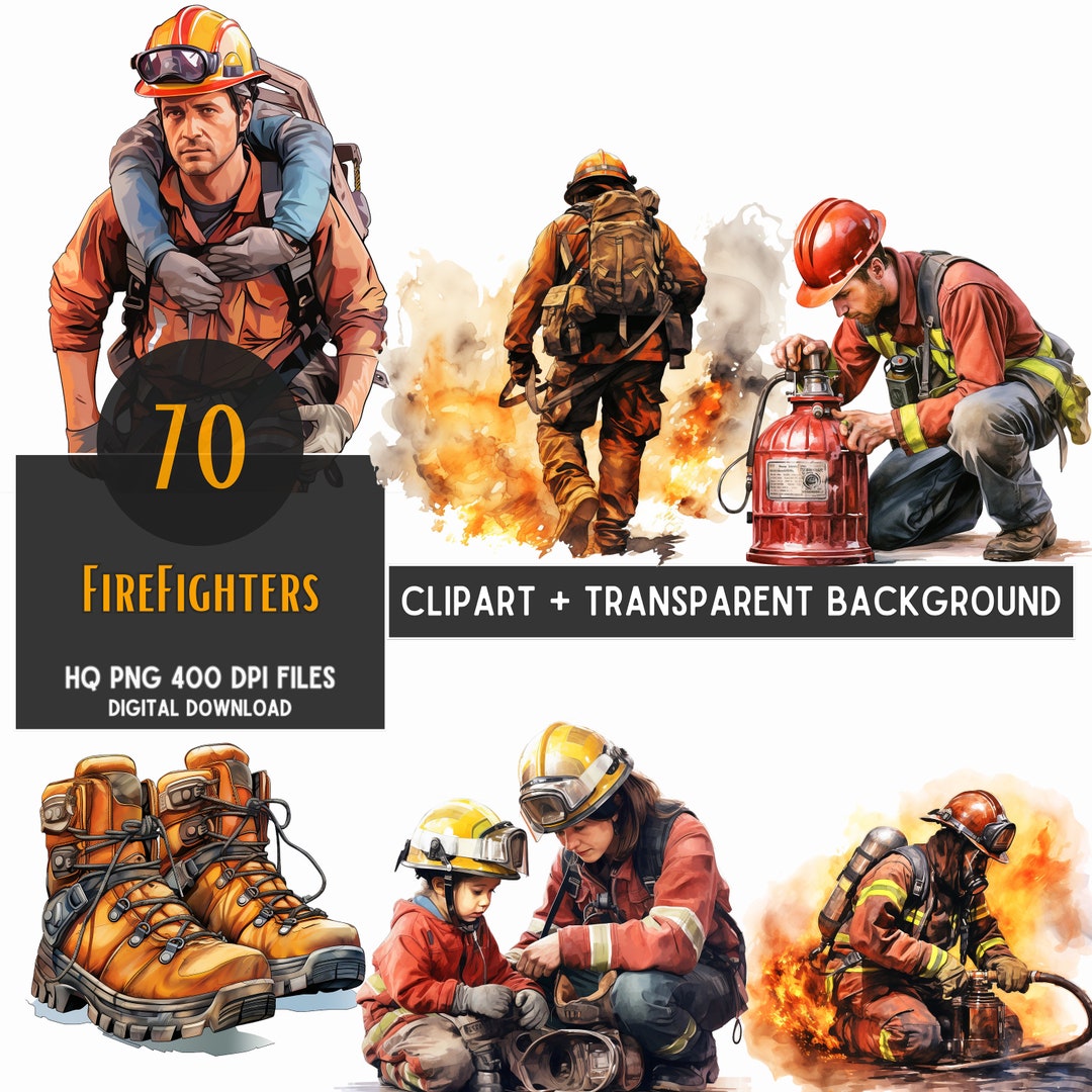 70 Firefighter Png, Fireman Png, Fireman Cliparts, Smoke Jumper ...