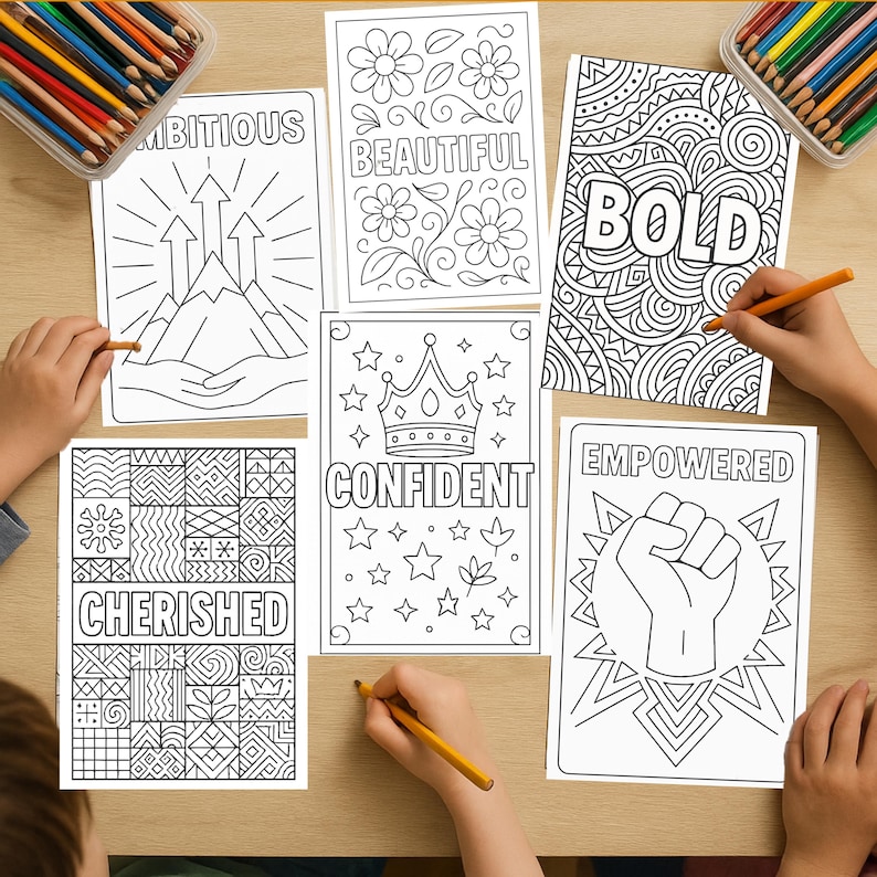 Motivational Quotes for Girls Coloring Pages, Inspirational, Coloring ...