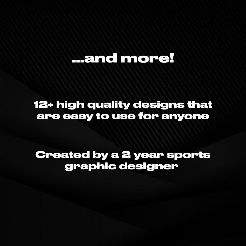 13+ Gameday/matchday Sports Templates - Canva Social Media Designs - Etsy