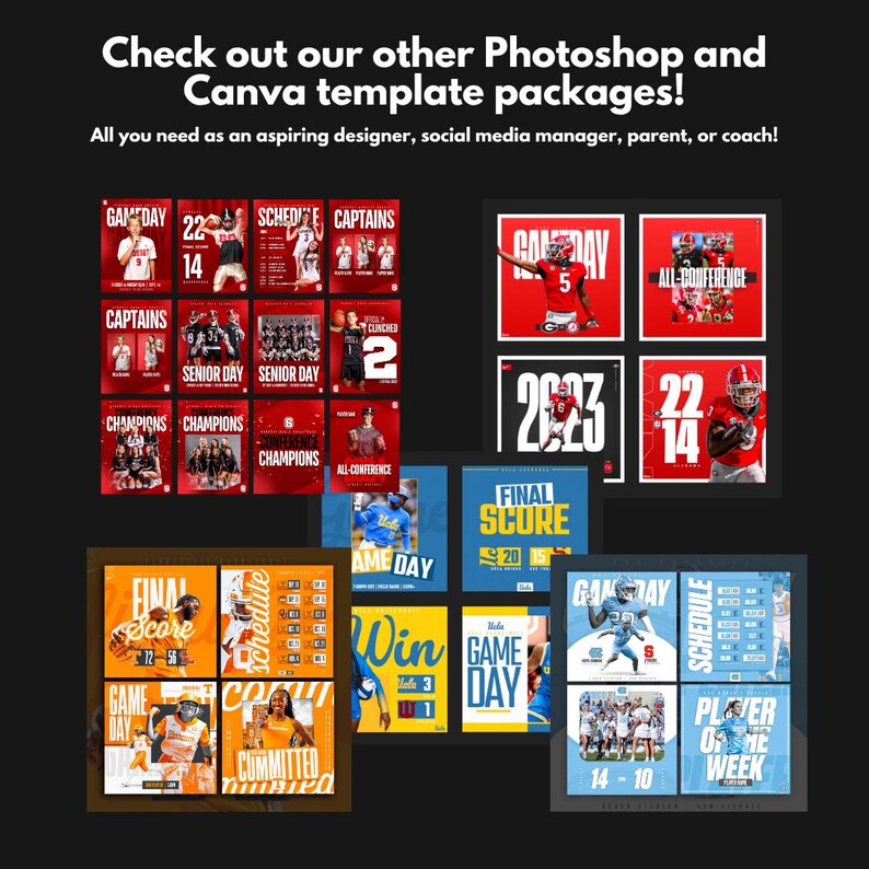 Professional Canva Sports Templates - Instagram Dimensions - 13 ...