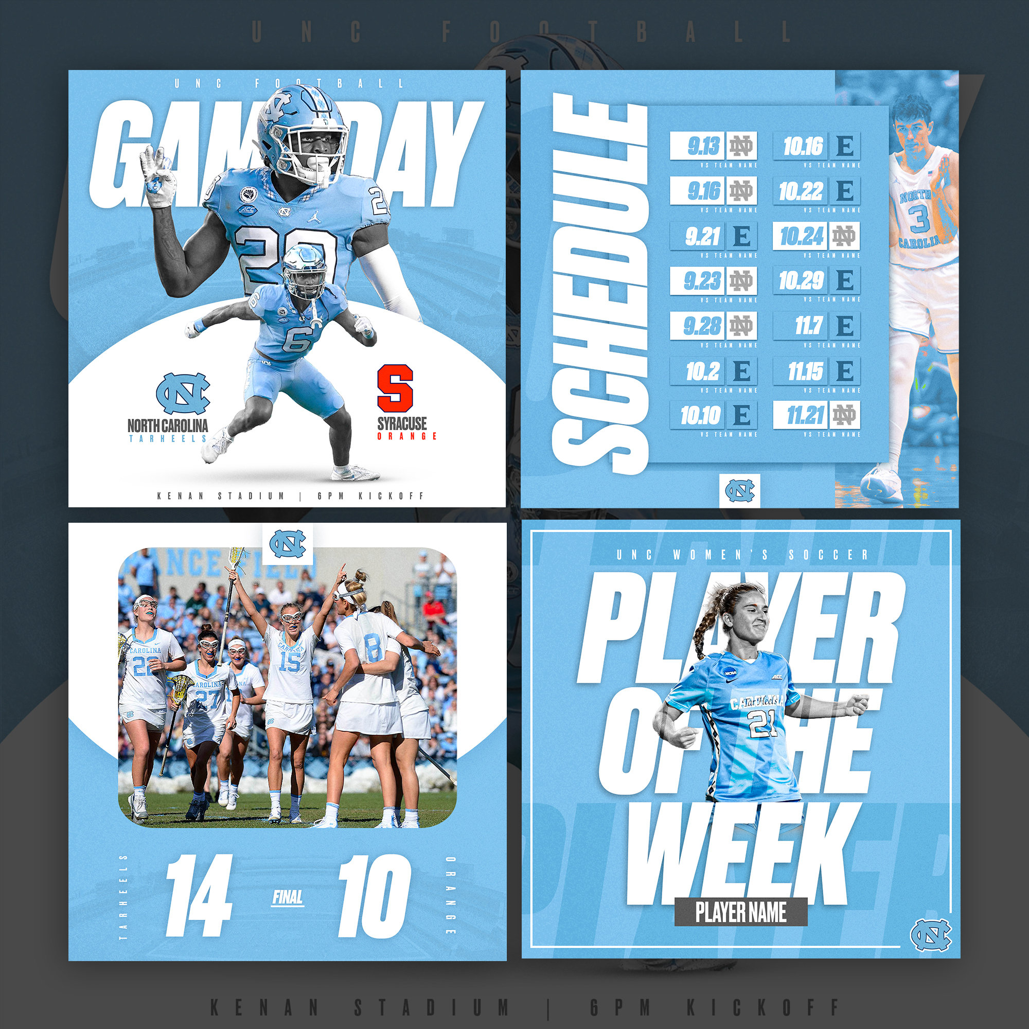 Professional Photoshop Sports Social Media / Instagram Templates ...