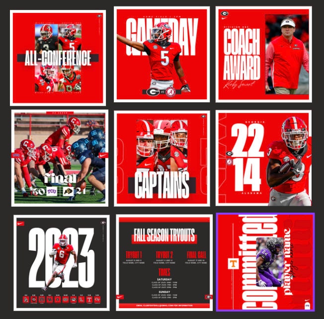 42 Sports Social Media Canva Templates - All of Kesper Design ...