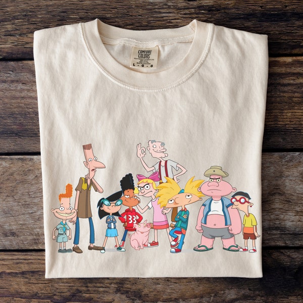 Arnold Hey Nickelodeon 90s Shirt - Etsy