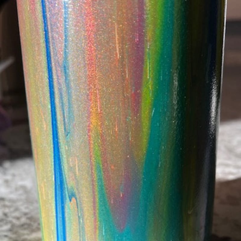 Color Glass Vase - Etsy