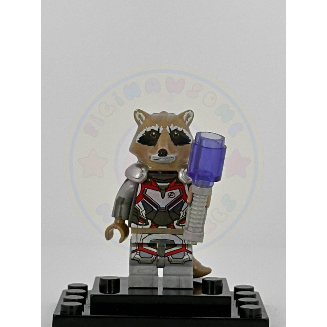 Custom Minifigure Marvel Rocket Raccoon - Etsy