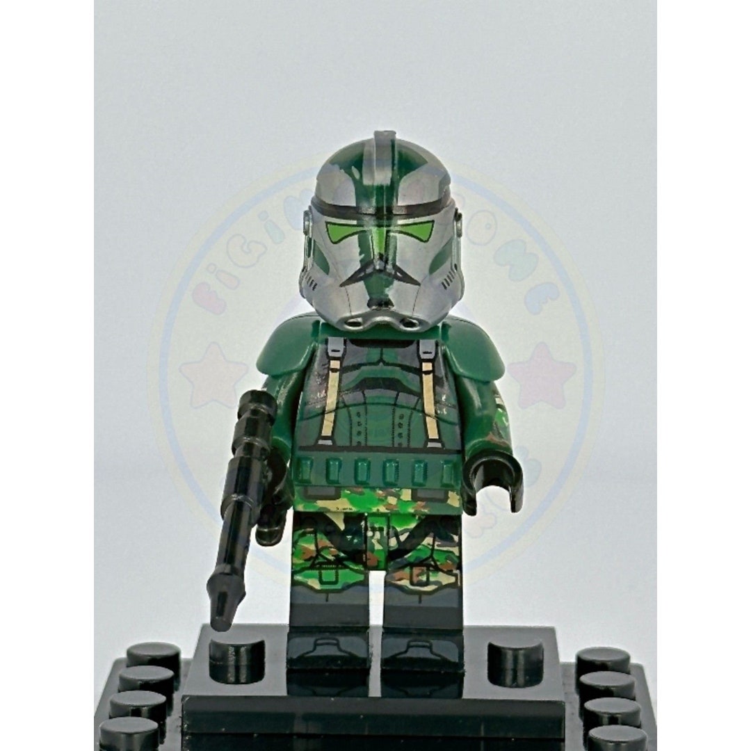 Custom Minifigure Star Wars Clone Commander Gree - Etsy