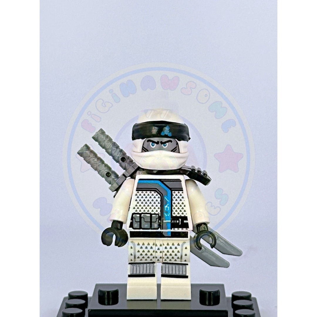 Custom Minifigure Ninjago Zane - Etsy