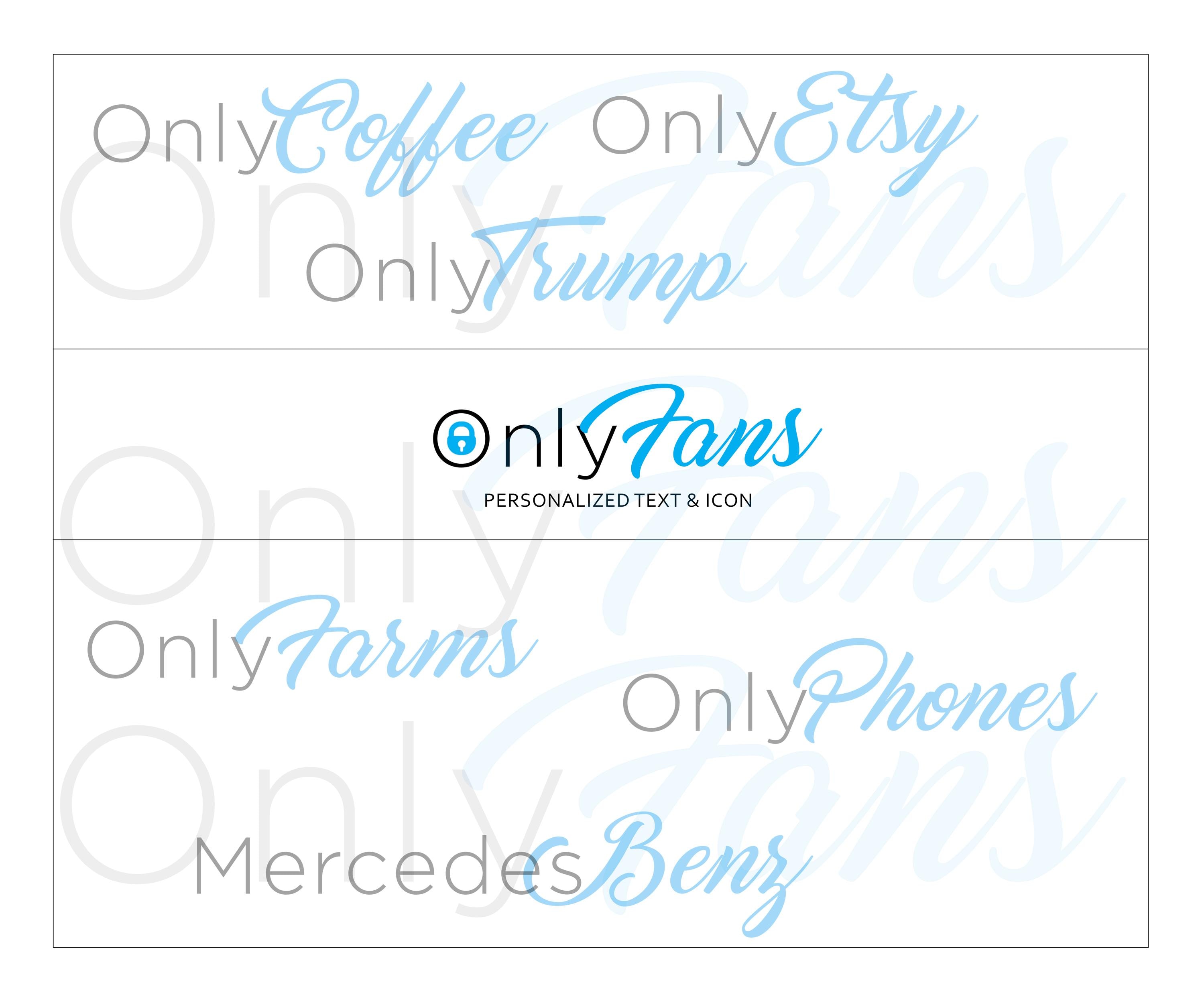 Onlyfans Custom Logo, PNG JPEG , Personalized Text & Custom Icon - Etsy