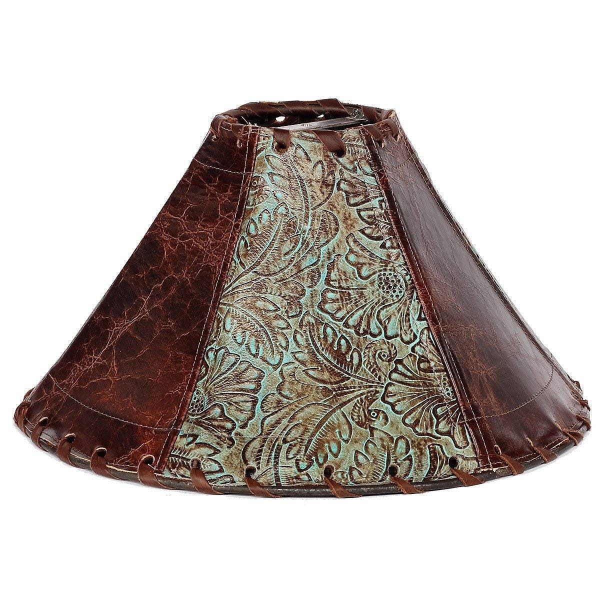 Embossed Leather Lamp Shades - Etsy