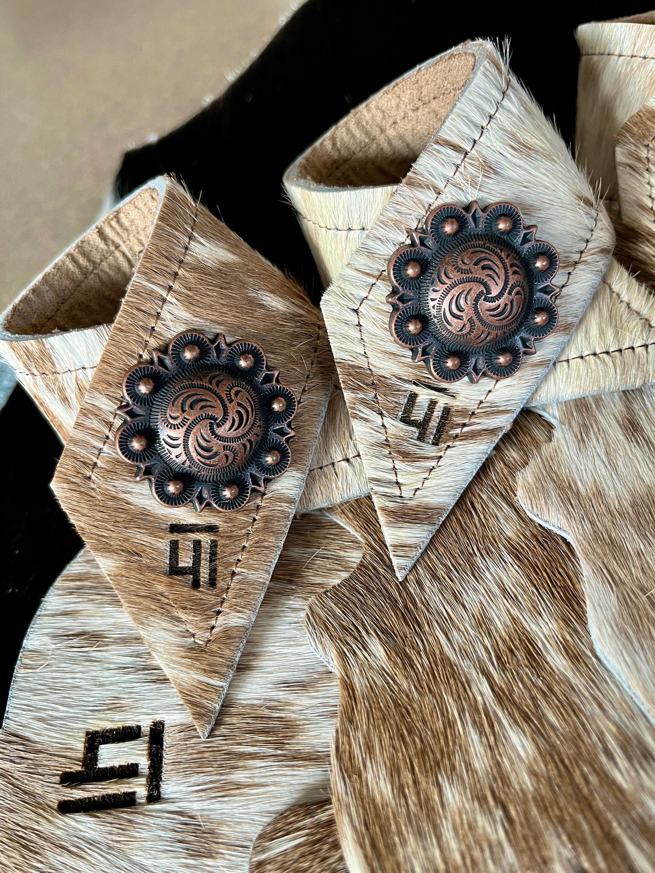 Custom Branded Cowhide Napkin Rings - Etsy