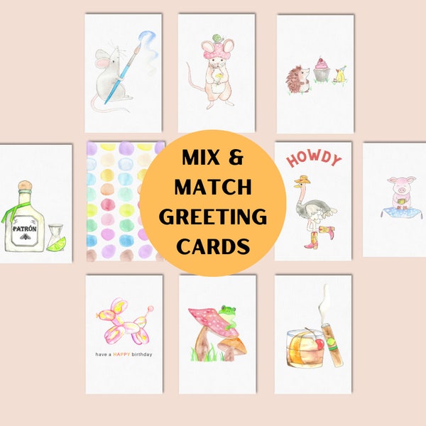 Card Variety Pack - Etsy