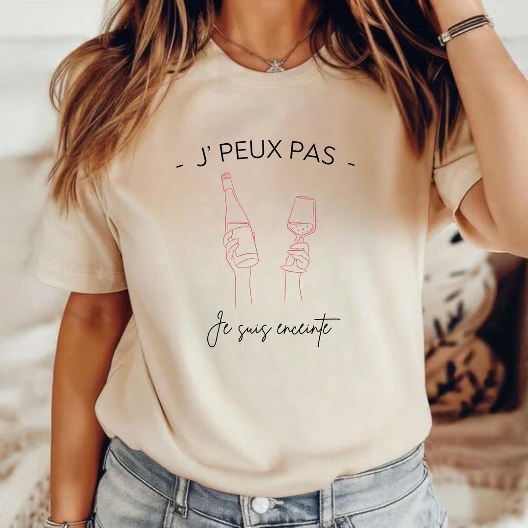 Pregnancy Announcement in French. Future Mom Gift. Soon to Be Mama ...