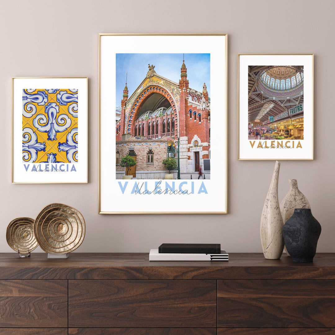 Valencia Poster Set | Set of 3 Valencia Prints, Digital Download ...
