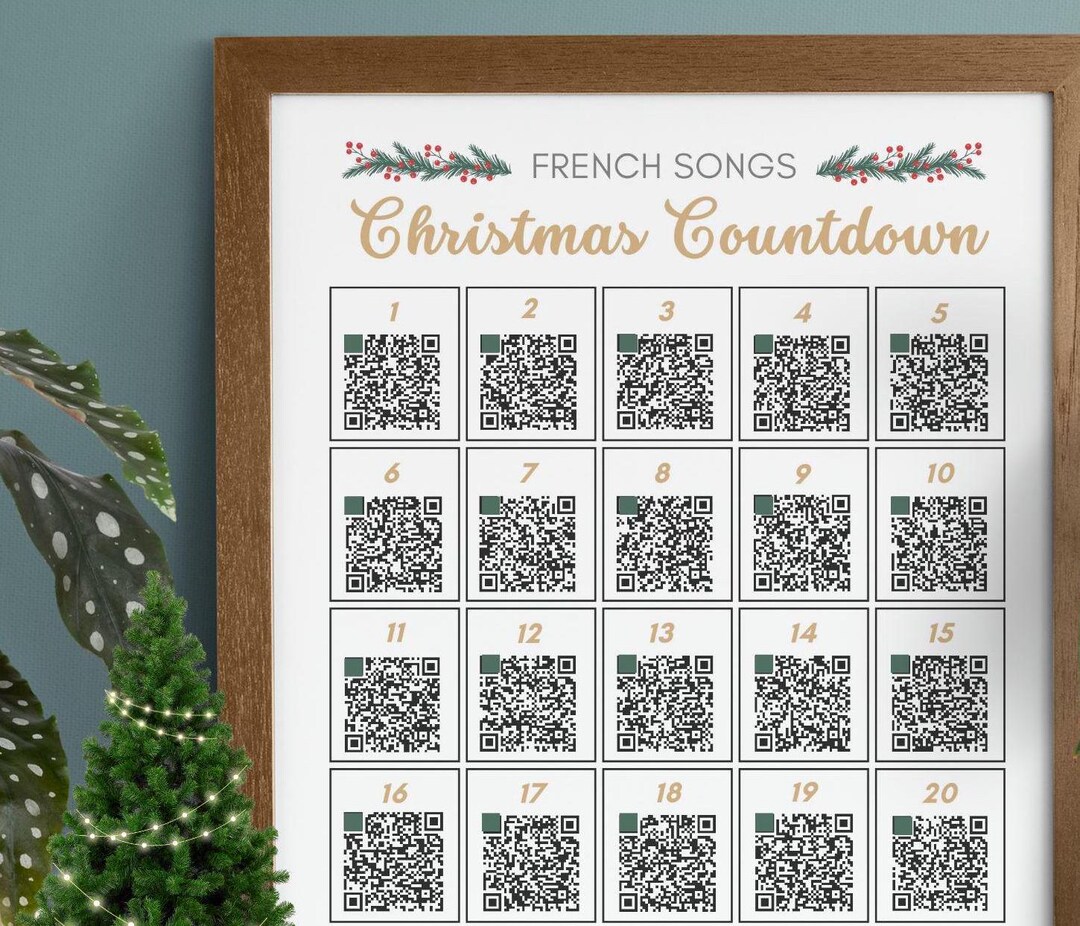 Musical Advent Calendar. Gift Idea for Women/men, Activity Advent ...