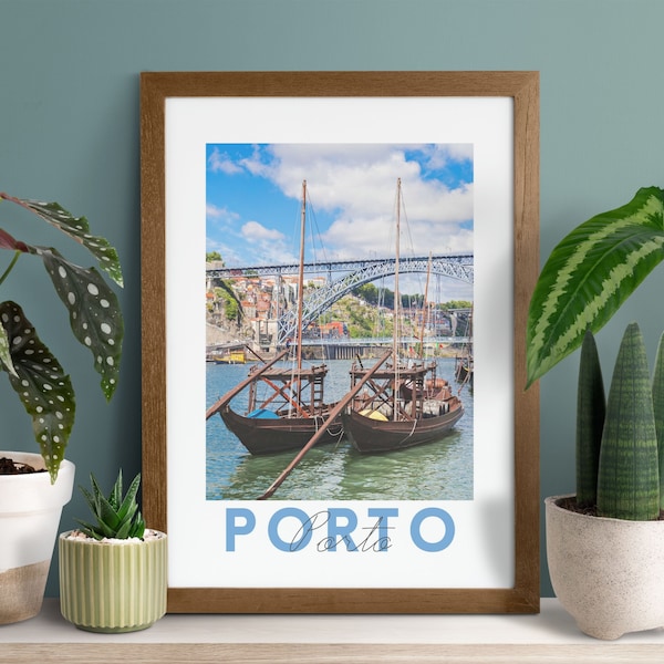 Boats and Bridge - Etsy