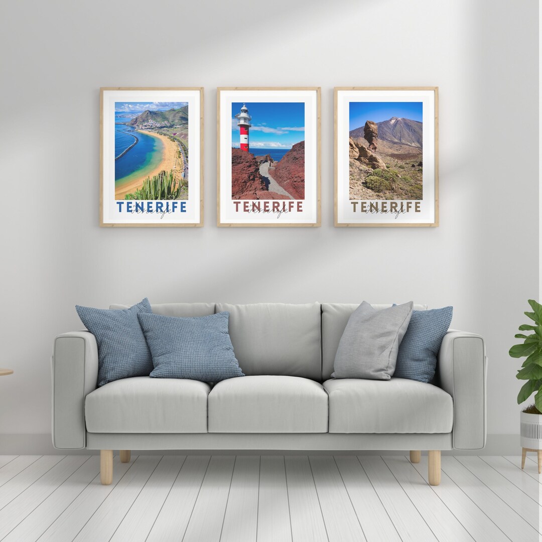 Tenerife Poster Set | Set of 3 Tenerife Prints, Download, Printable ...