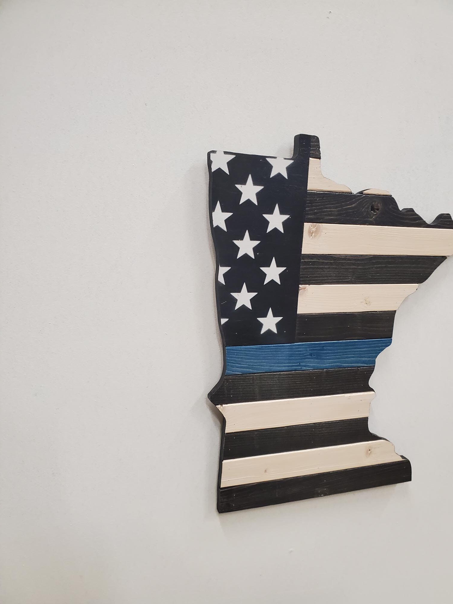 Thin Blue Line and Thin Red Line - Etsy